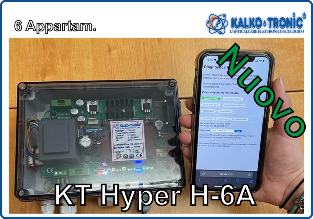 KT 0134b: Kalko Tronic Hyper H-6A - Modello per 6 Appartamenti